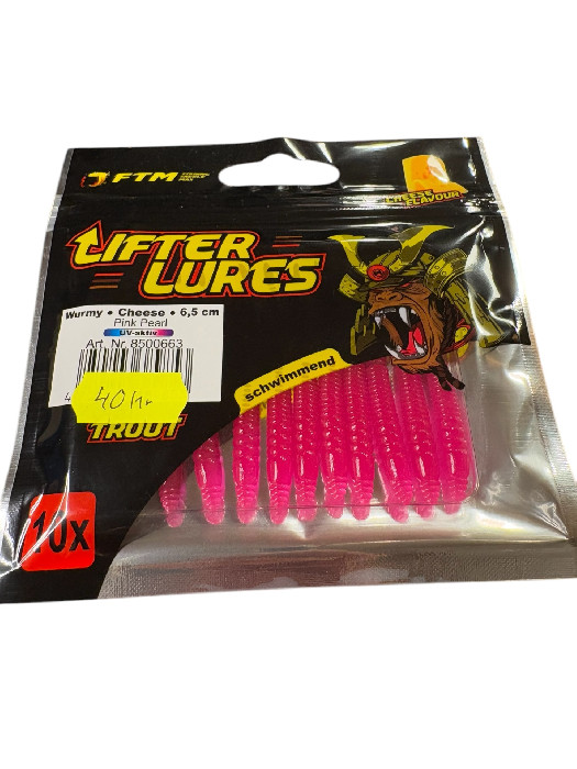 Lifter Lures Wurmy pink pearl :: Arrild-Fiskesee